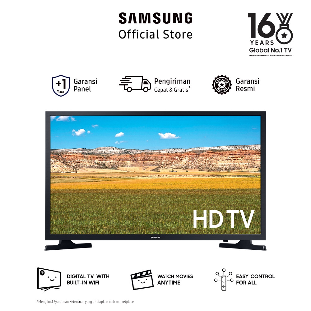 Jual Samsung Smart HD TV 32" T4500 - UA32T4500AK | Shopee Indonesia