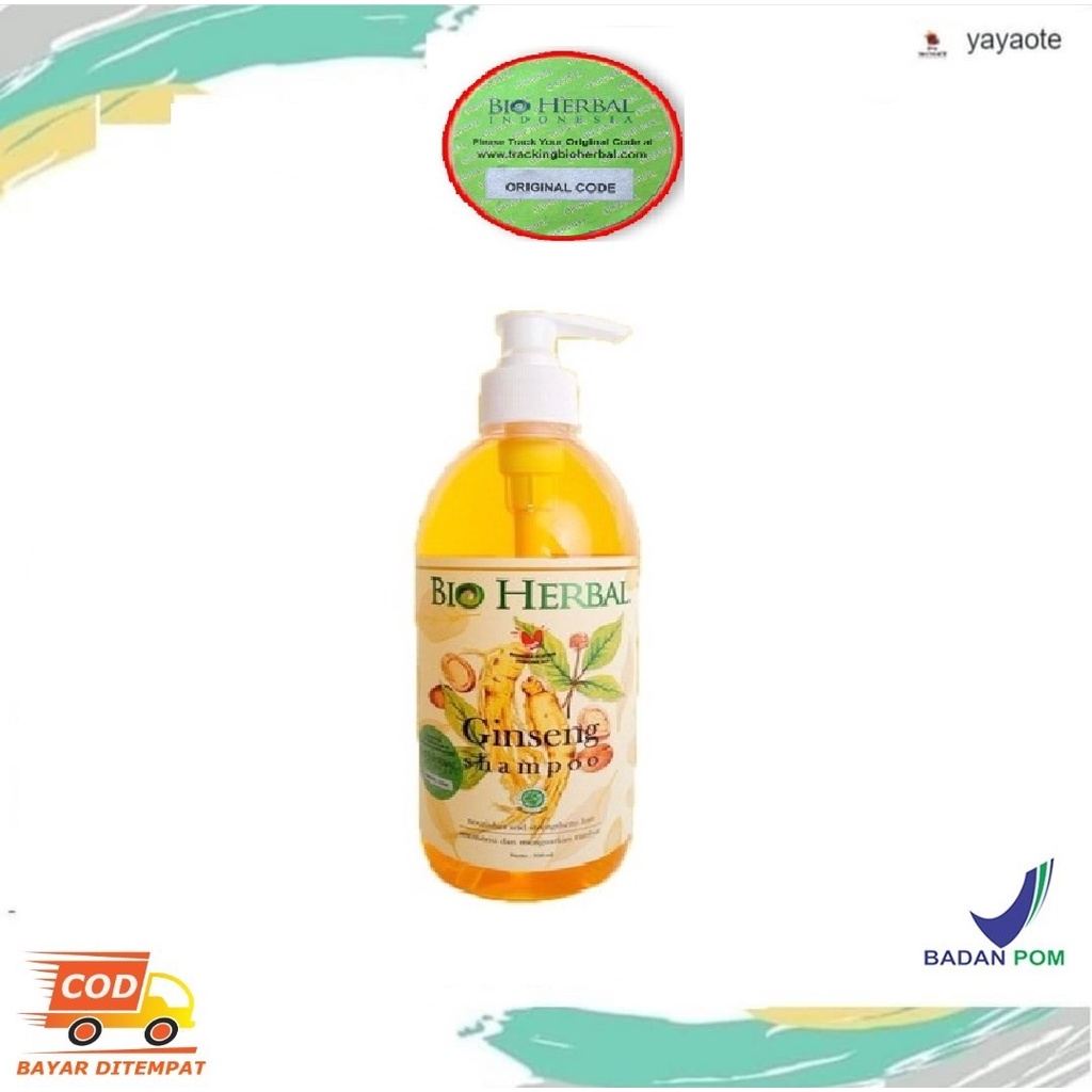 Jual Bio Herbal Shampo Ginseng ORIGINAL 500ml | Shopee Indonesia