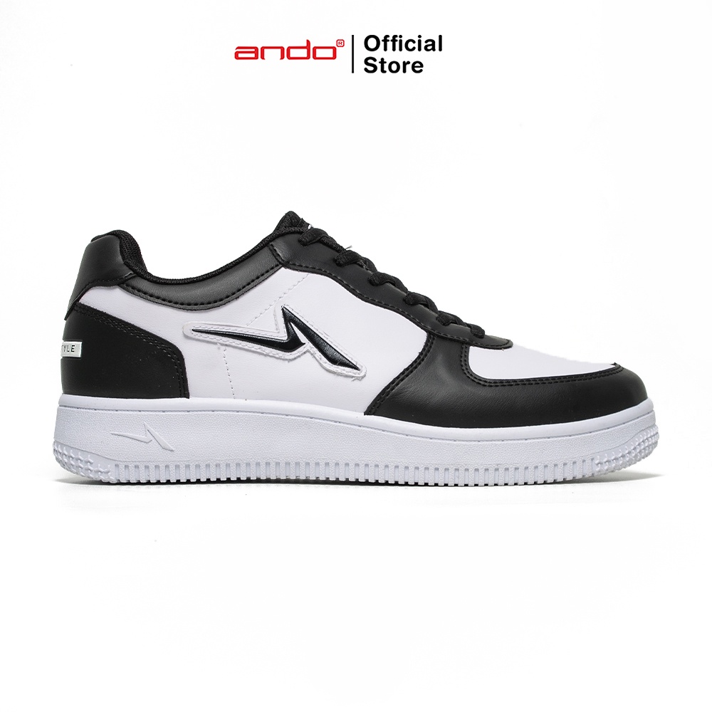 Jual Ando Official Sepatu Sneakers Tricks Pria Dewasa - Putih/Hitam ...