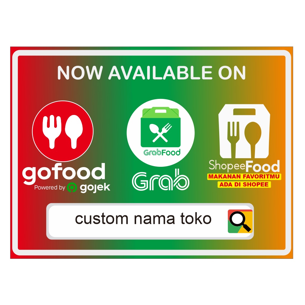 Jual Stiker Now Available on versi 3 | Shopee Indonesia