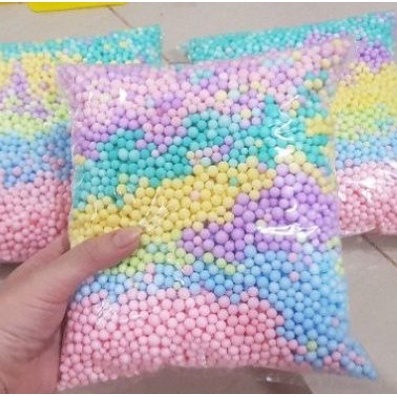 Jual DIKIRIM HARI INI butiran styrofoam / floam warna warni / butiran ...