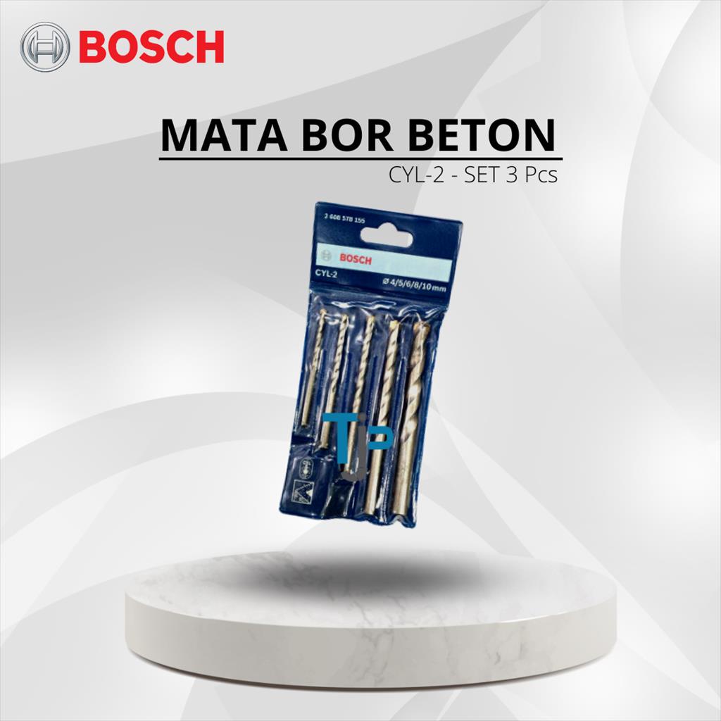 Jual BOSCH MATA BOR CYL-2 ( SET 5 ) BETON DAN TEMBOK PN.2608578155 ...
