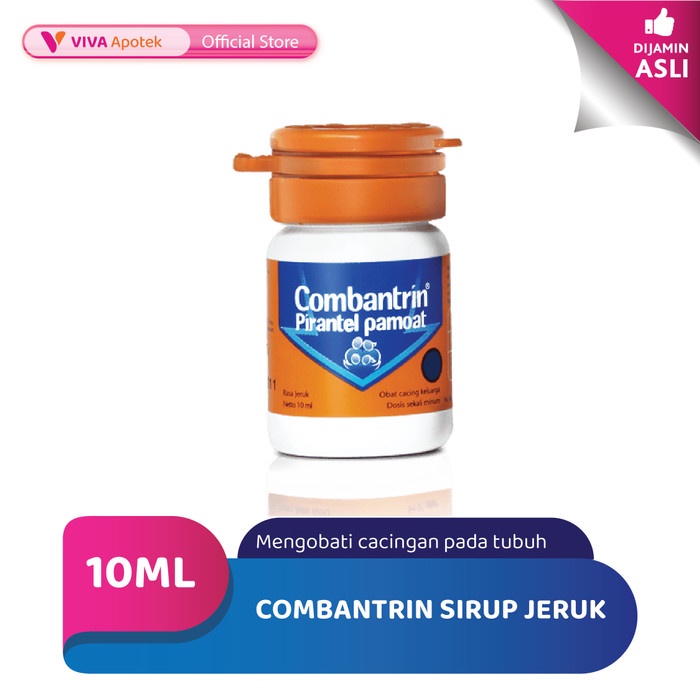 Jual Combantrin Sirup Jeruk Mengatasi Infeksi Cacing - 10ml | Shopee ...