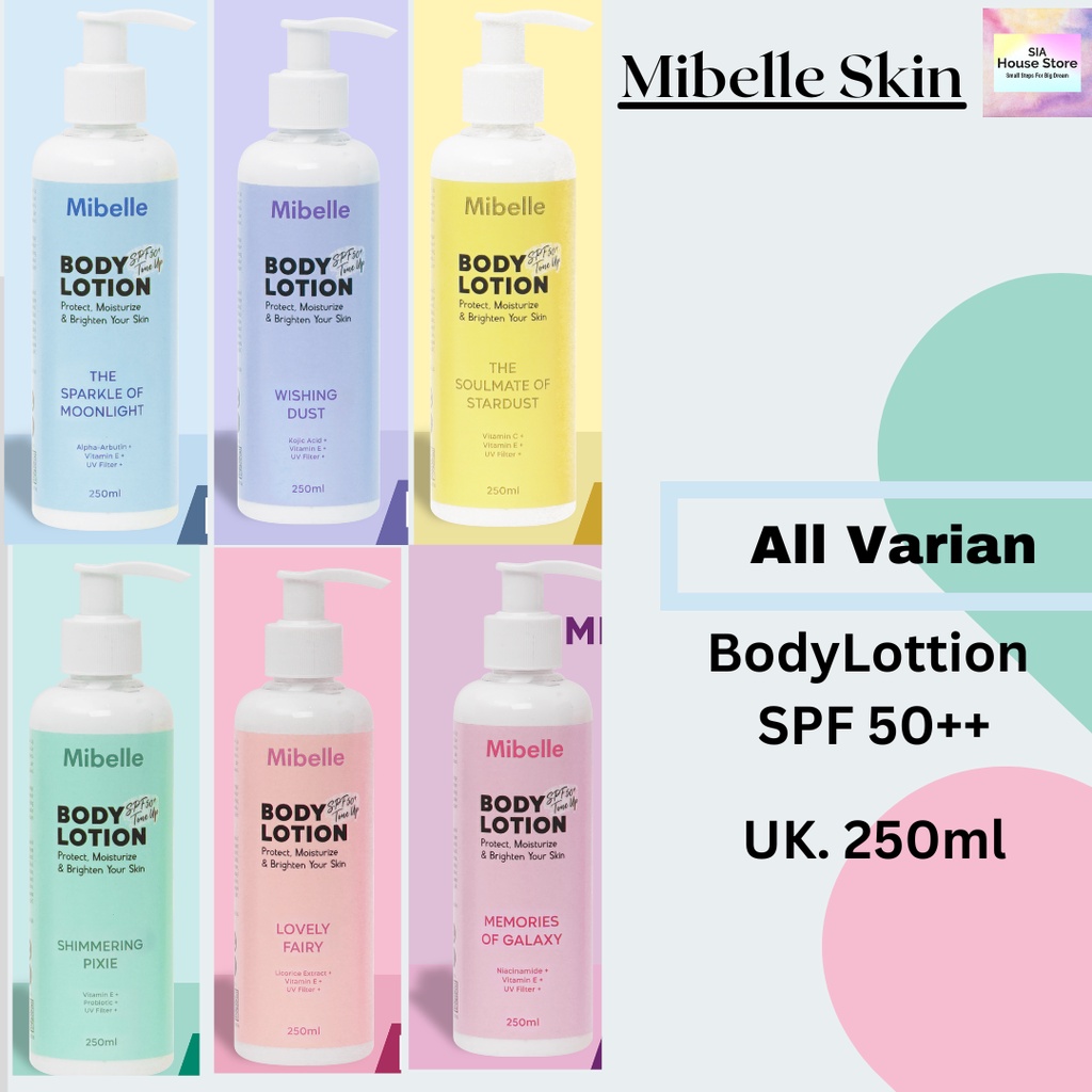 Jual Mibelle Lotion SPF 50+ - TONE UP - All Varian - Reseller Bogor ...