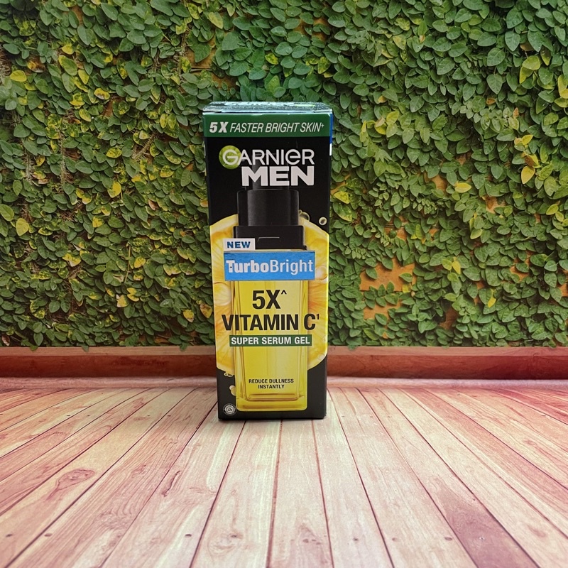 Jual Garnier Men Turbo Bright 5x Vitamin C Super Serum Gel 30ml | Shopee Indonesia