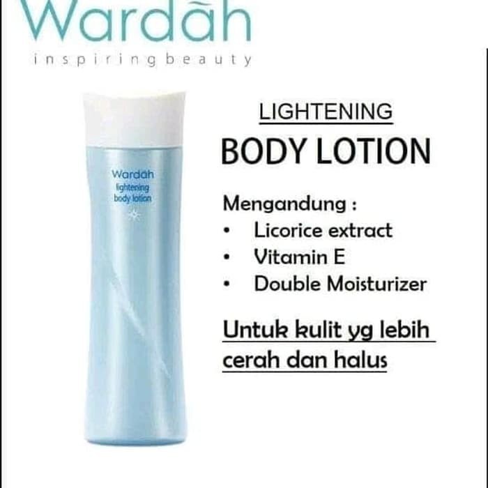 Jual wardah lightening body lotion 150ML | Shopee Indonesia