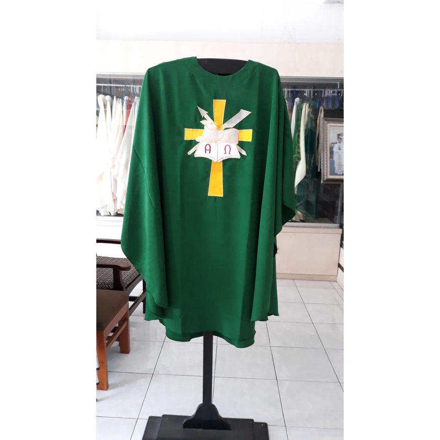 Jual Jubah Imam Katolik/Kasula Pastor/Kasula Brodir D10 Domba Alfa ...