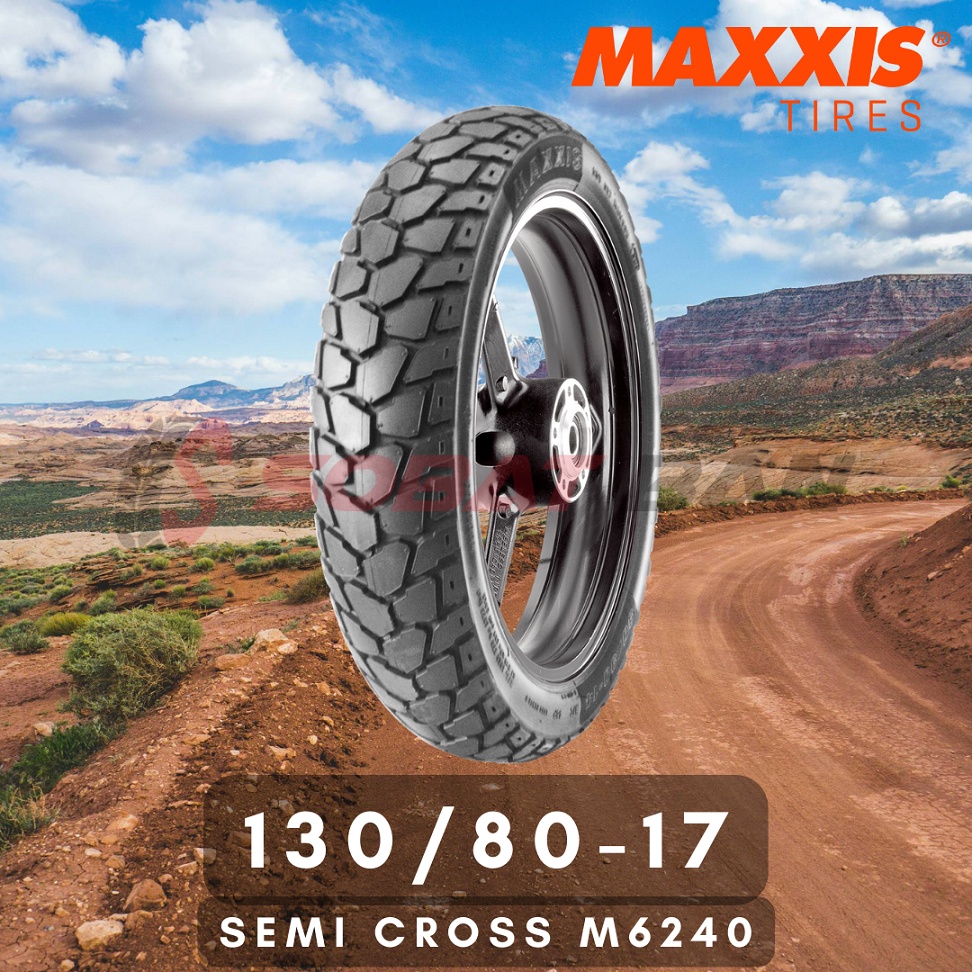 Jual MAXXIS SEMI CROSS 130/80-17 M6240 BAN SEMI LAPANGAN TAHU RADIAL ...
