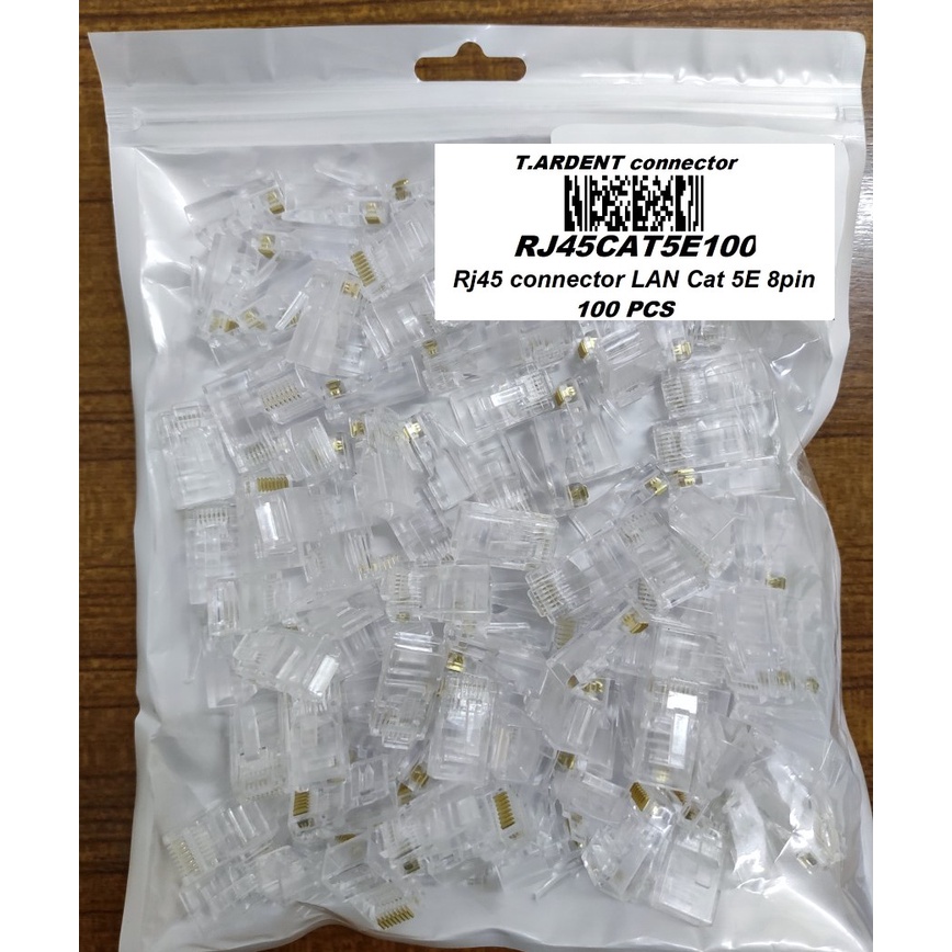 Jual konektor RJ45 CONNECTOR RJ 45 JACK LAN UTP 100 pcs | Shopee Indonesia