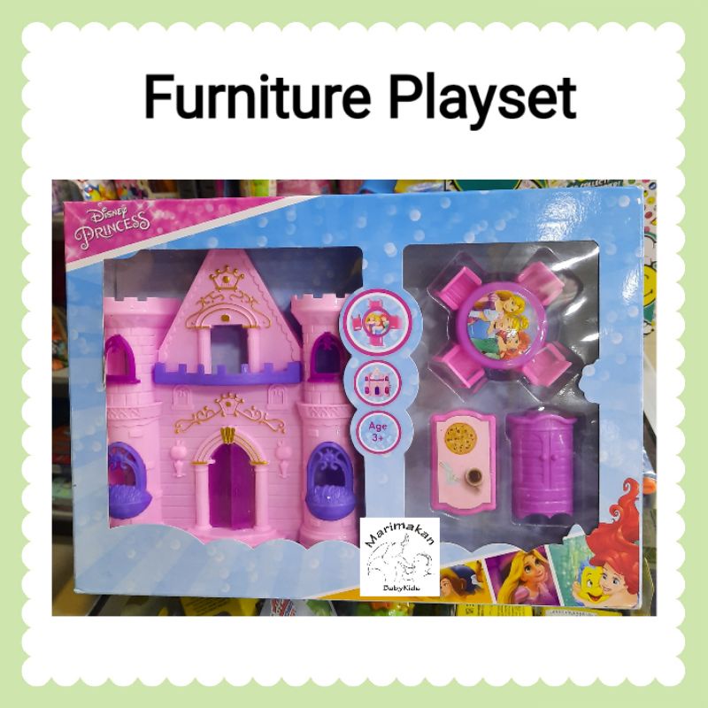 Jual Mainan Rumah-Rumahan Anak Furniture Playset Istana Princess ...