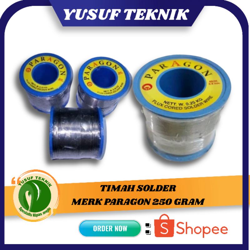 Jual TIMAH SOLDER MERK PARAGON UKURAN BESAR 250 GRAM | Shopee Indonesia