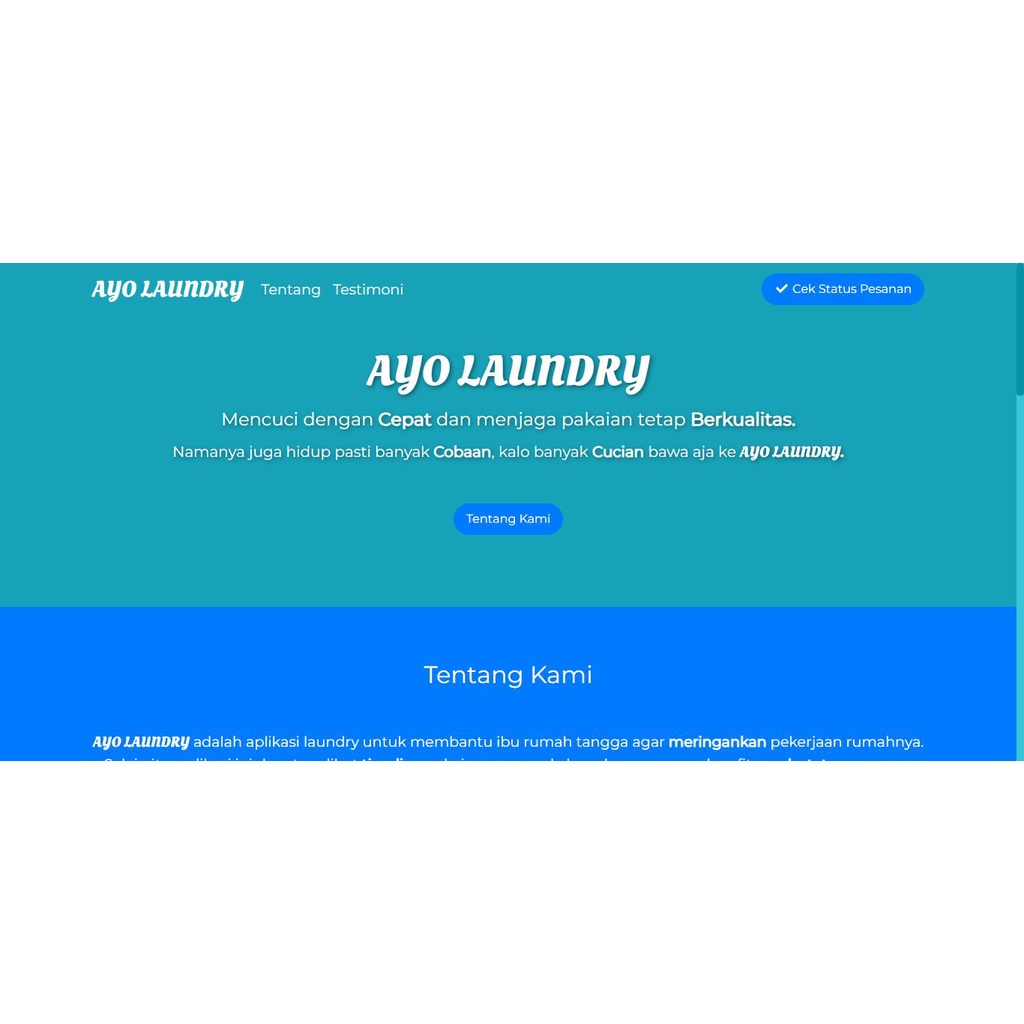 Jual Aplikasi Laundry Berbasis Web Dengan Codeigniter 3 | Shopee Indonesia