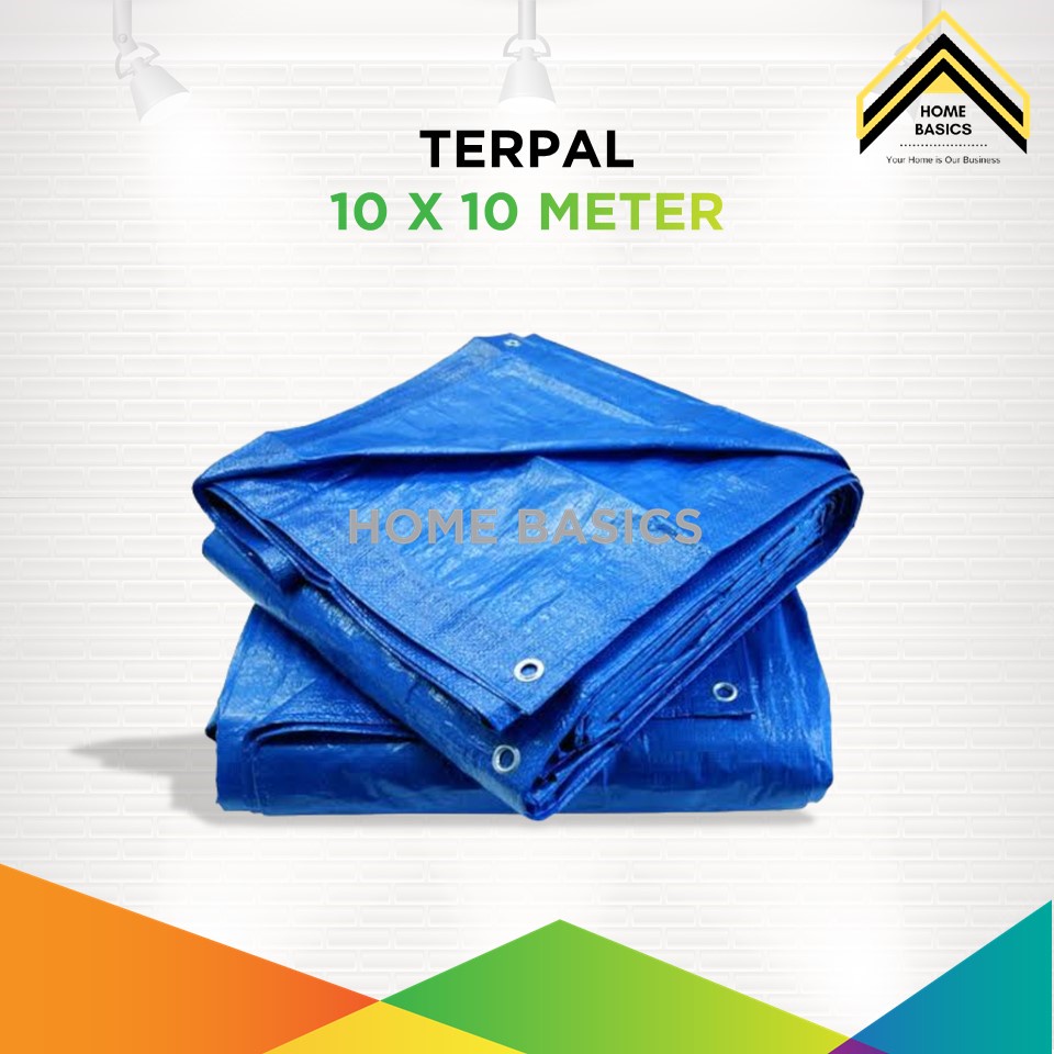 Jual Terpal Plastik 10x10 Meter / Tenda Biru / Terpal Serbaguna ...