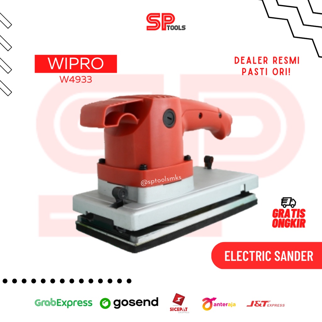Jual MESIN SANDER ELEKTRIK AMPLAS KAYU FINISHING WIPRO W4933 / W 49333 ...