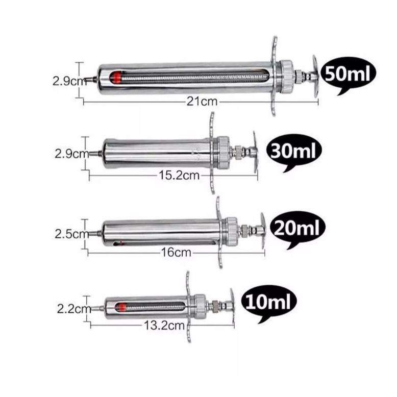 Jual suntikan stainless 10 ml 20cc 30ml 50ml suntikan tanpa jarum ... Jual suntikan stainless 10 ml 20cc 30ml 50ml suntikan tanpa jarum ...