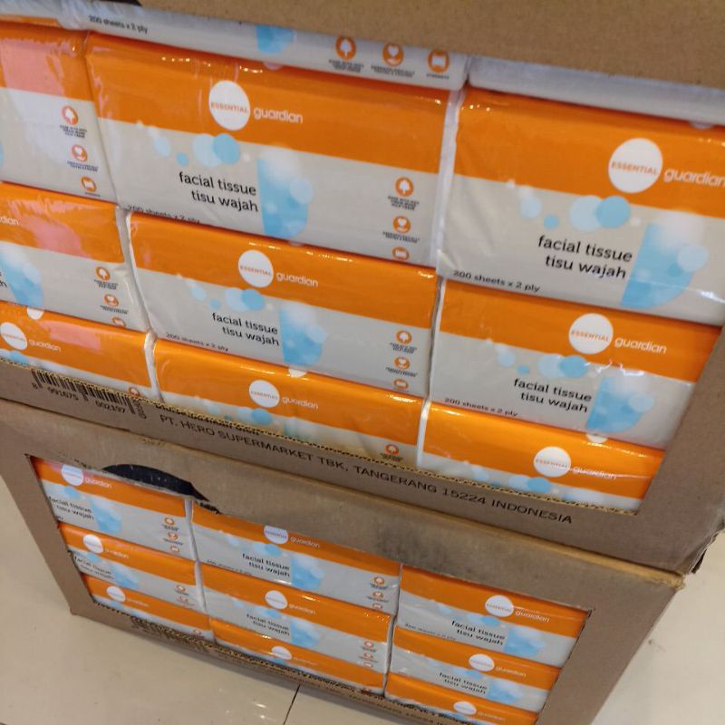Jual Guardian Essential Facial Soft Tissue 200S | Shopee Indonesia