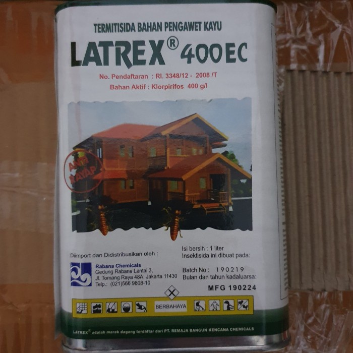 Jual LATREX LENTREX LATREK LENTREK OBAT PEMBASMI RAYAP 1 LITER 1000 ML ...