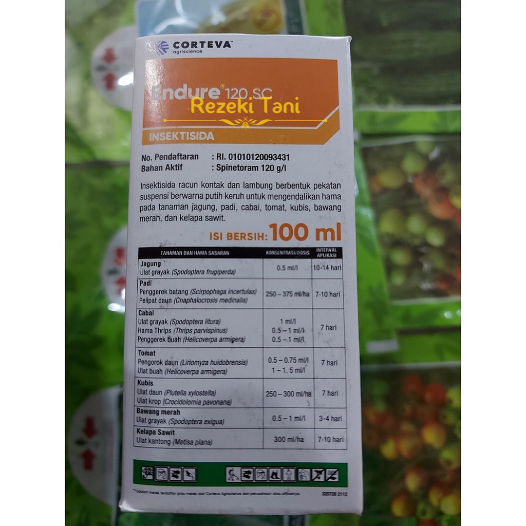 Jual Insektisida Endure 120 SC kemasan 100ml Corteva | Shopee Indonesia
