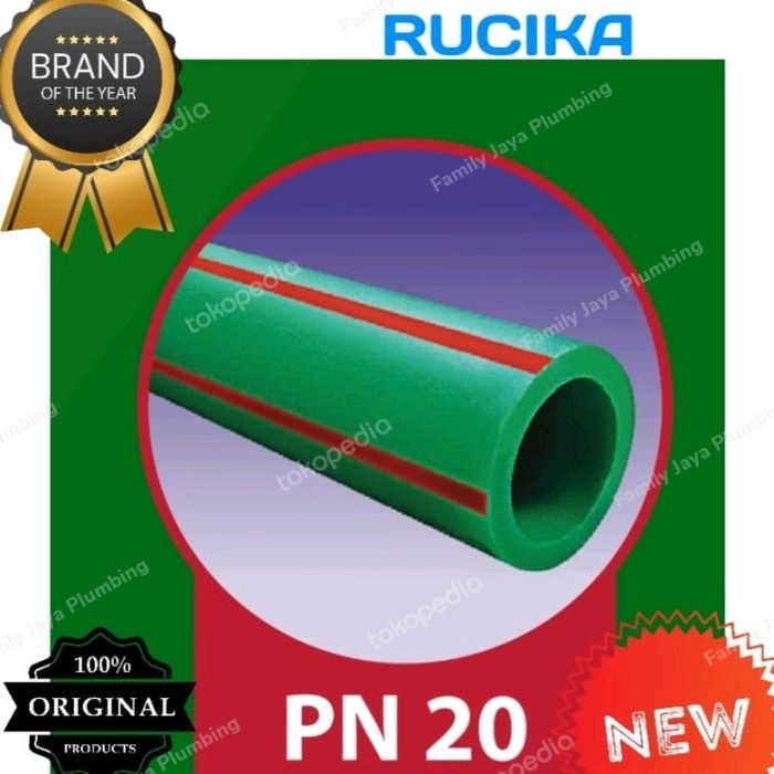 Jual PIPE PIPA PPR 20mm 1/2" PN 20 AIR PANAS RUCIKA KELEN EK WAVIN ...