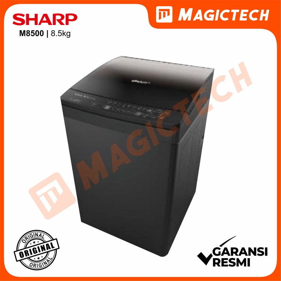 Jual MESIN CUCI SHARP ES-M8500XT-SA / ES8500XT 8,5KG [8.5] J-TECH INVERTER | Shopee Indonesia