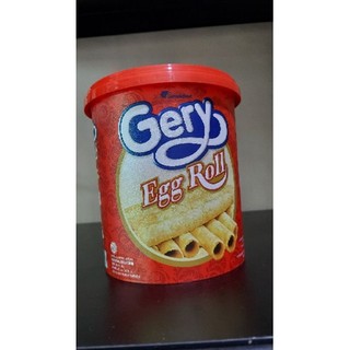 Jual GERY EGG ROLL 210GR BISKUIT LEBARAN KUE LEBARAN WAFER ROLL RASA ...