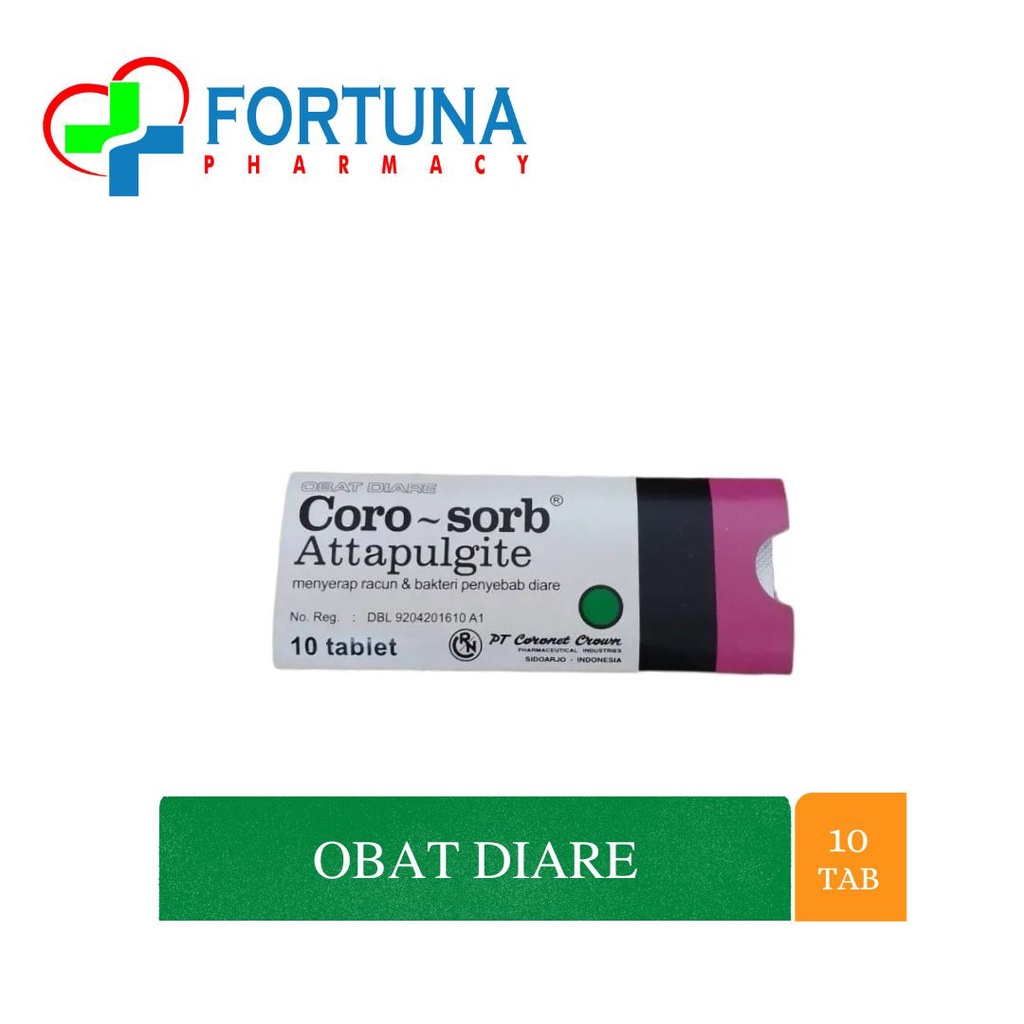 Jual Coro-Sorb Tablet Obat Diare | Anti Diare | Shopee Indonesia