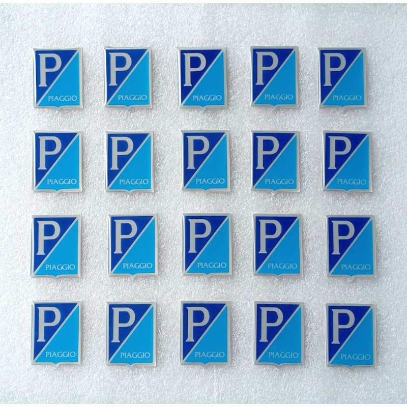 Jual Emblem Depan Vespa Logo P Piaggio ( P Coret ) | Shopee Indonesia