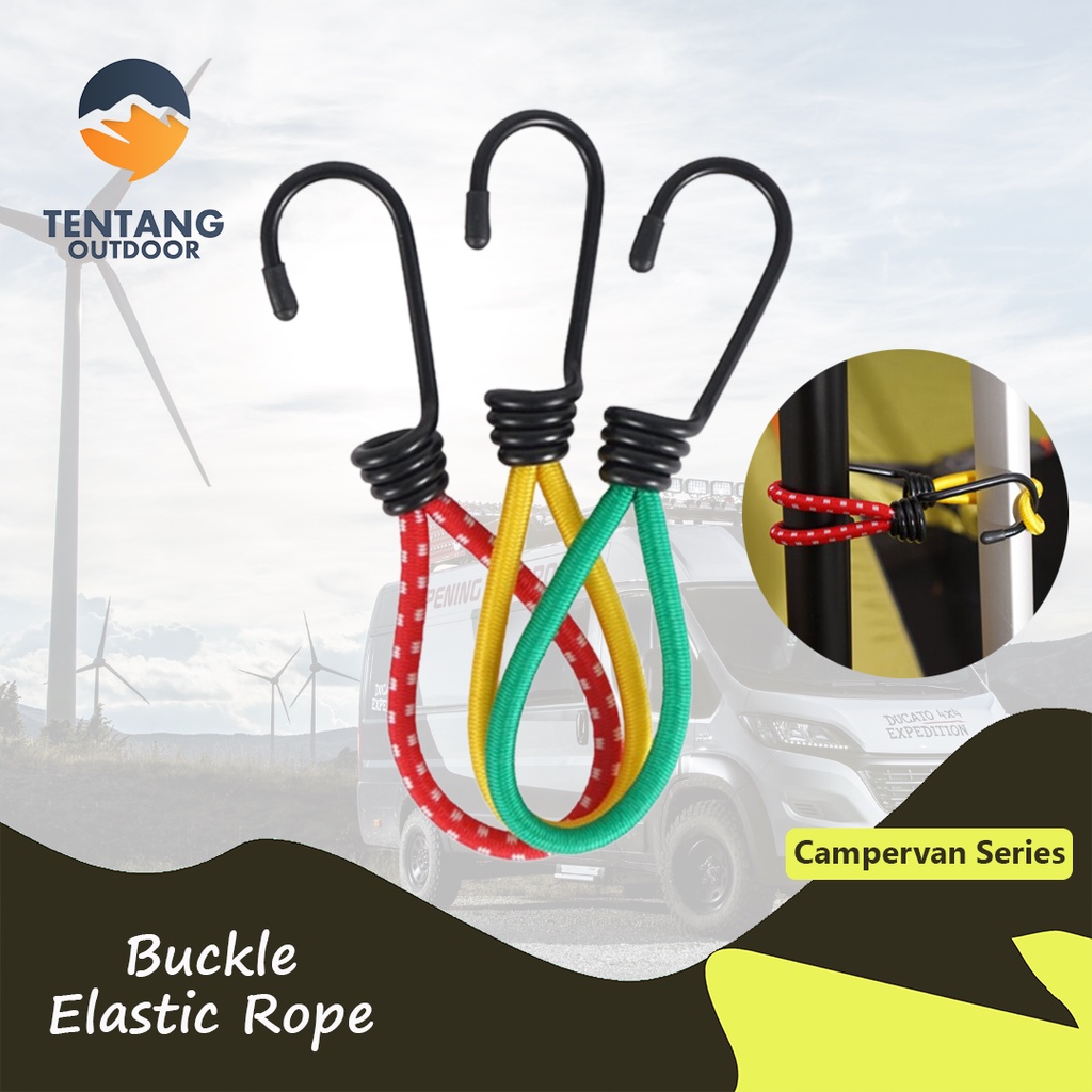 Jual Tali Pengikat Tali Tenda Elastis Camping Outdoor Rope Hook Canopy ...