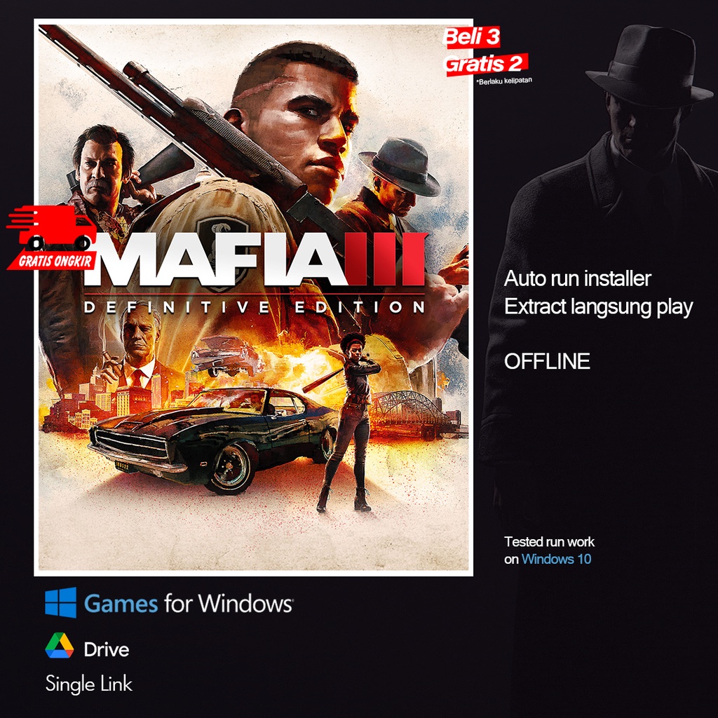 Jual Mafia III Definitive Edition - Game PC Action Adventure | Shopee Indonesia