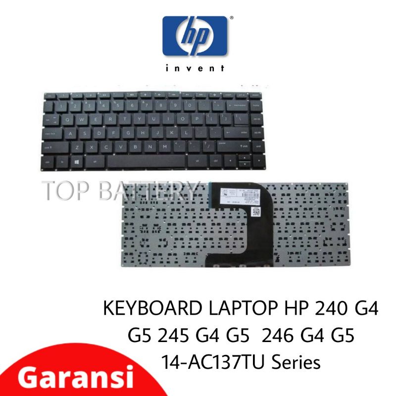 Jual Keyboard Laptop HP 240-G4 240-G5 245-G4 245-G5 14-AC186TU 14 ...