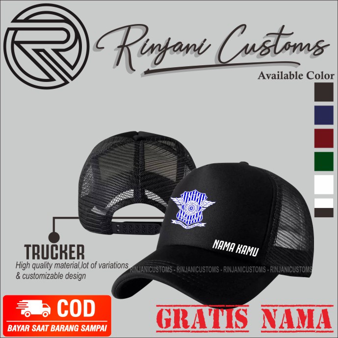 Jual TOPI JARING POLIS LALU LINTAS GRTAIS NAMA DAN MASKER-TOPI JARING ...