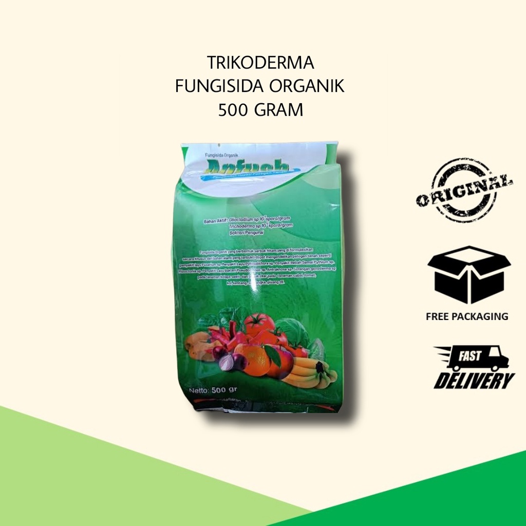 Jual Anfush Tricoderma 500 GR Gliocladium SP Fungisida Organik Pupuk Pestisida Hayati Pencegah ...