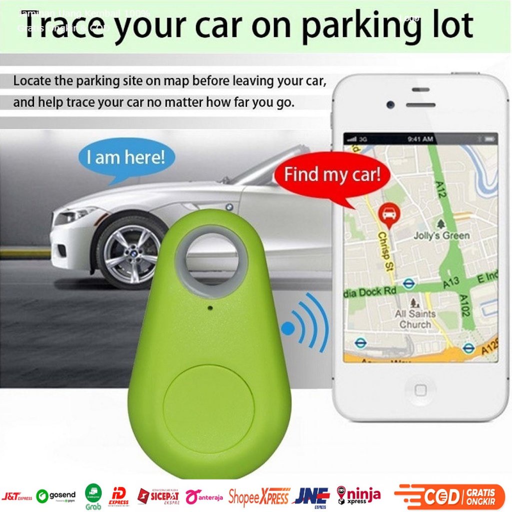 Jual Click Mini GPS Tracker iSearching Smart Bluetooth Tracker Wireless ...