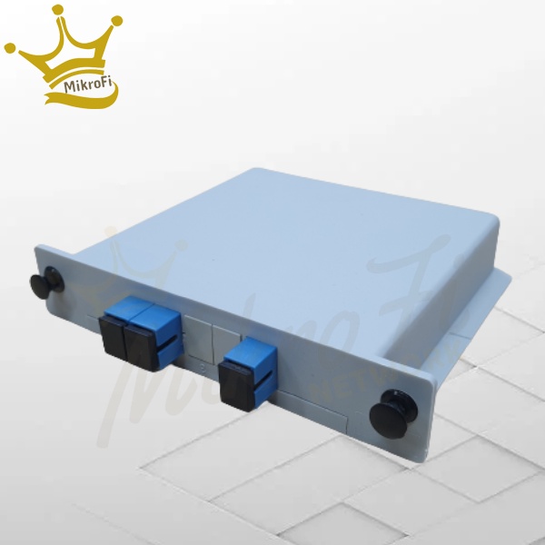 Jual Fiber Optic Passive Splitter PLC Box 1:2 SC UPC | FTTH Splitter ...