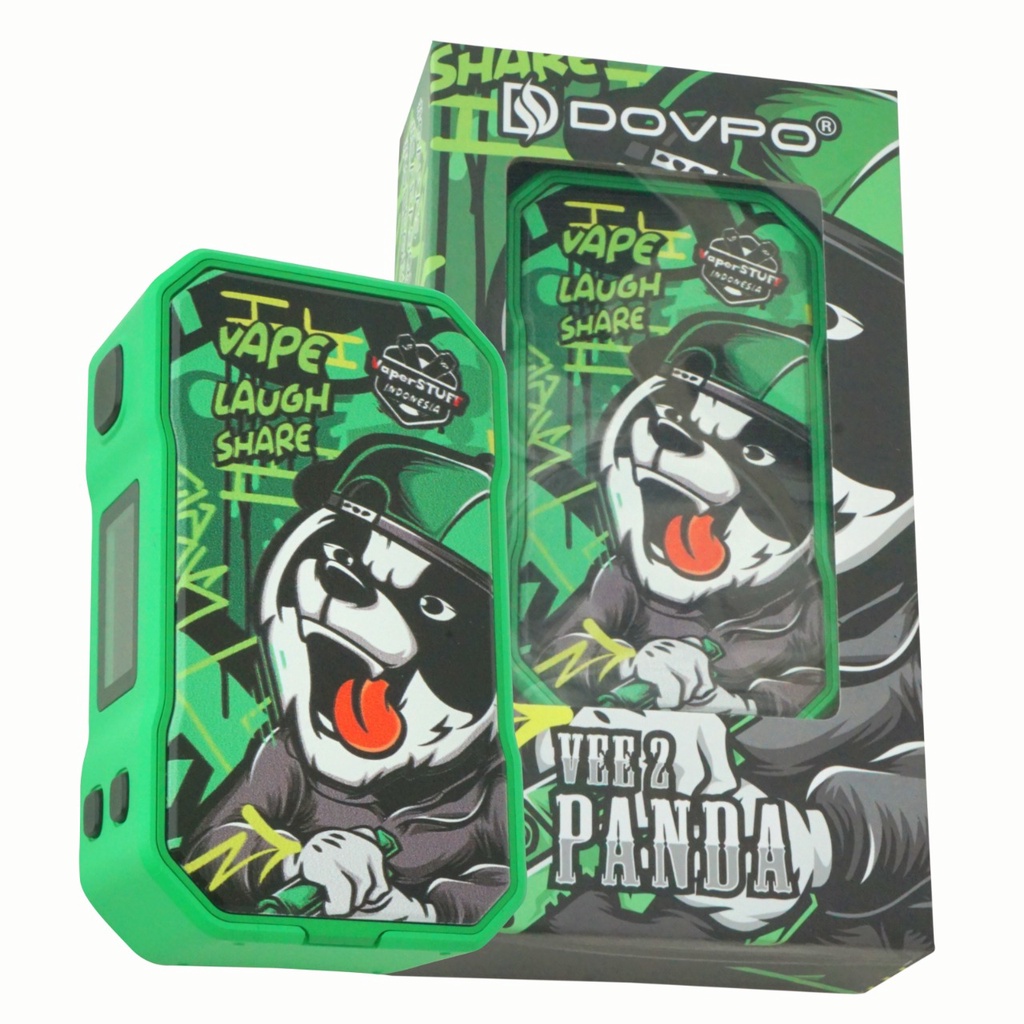 Jual Mod Vape DOVPO VEE 2 PANDA 200W Green Vaperstuff Authentic By ...