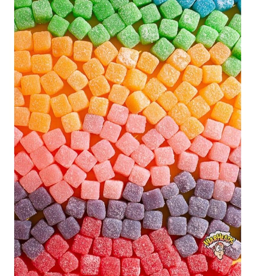 Jual WARHEADS SOUR CUBES CHEWY CANDY 4 oz ( 113 gram ) | Shopee Indonesia