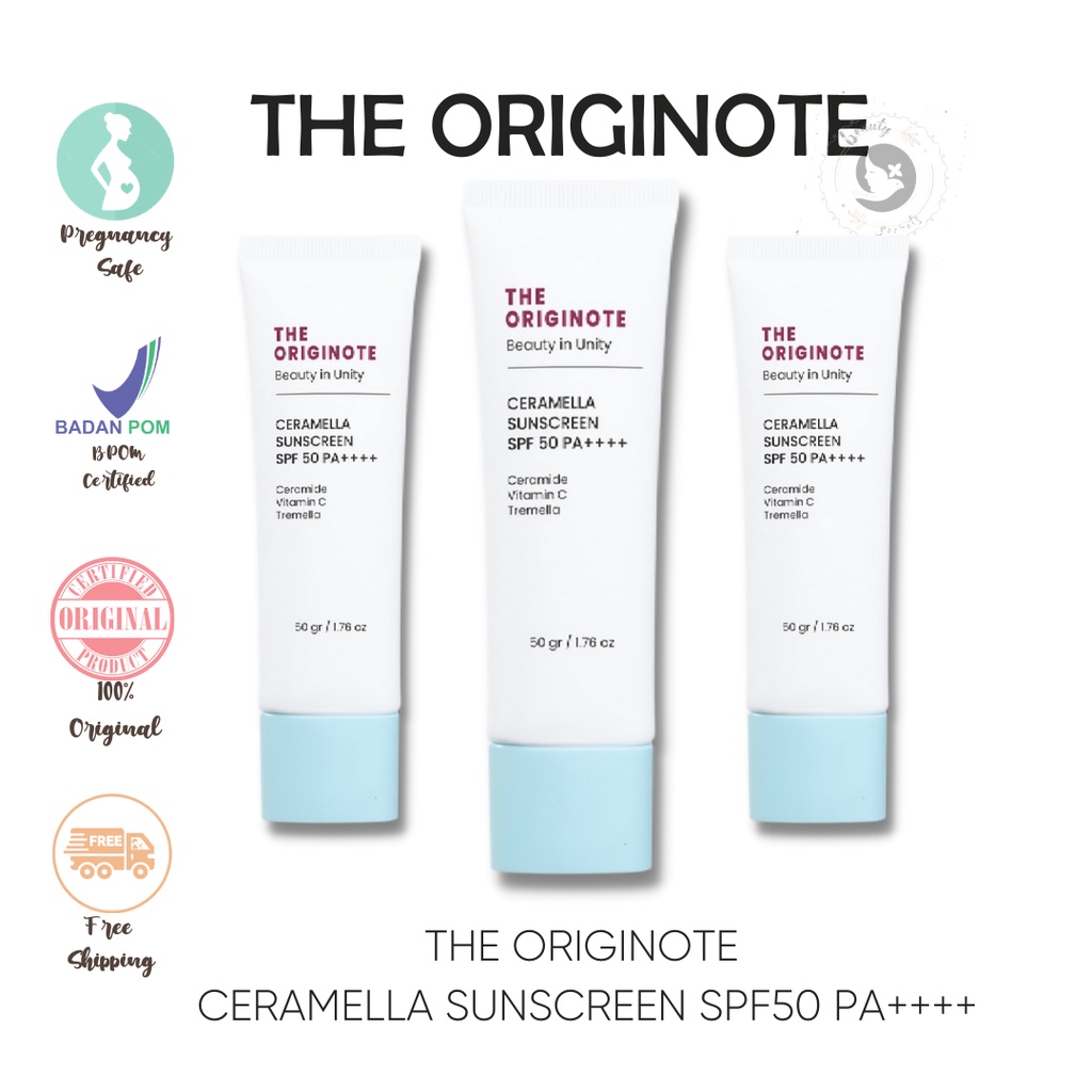 Jual THE ORIGINOTE - Ceramella Sunscreen SPF50 PA++++ 50gr | Shopee ...