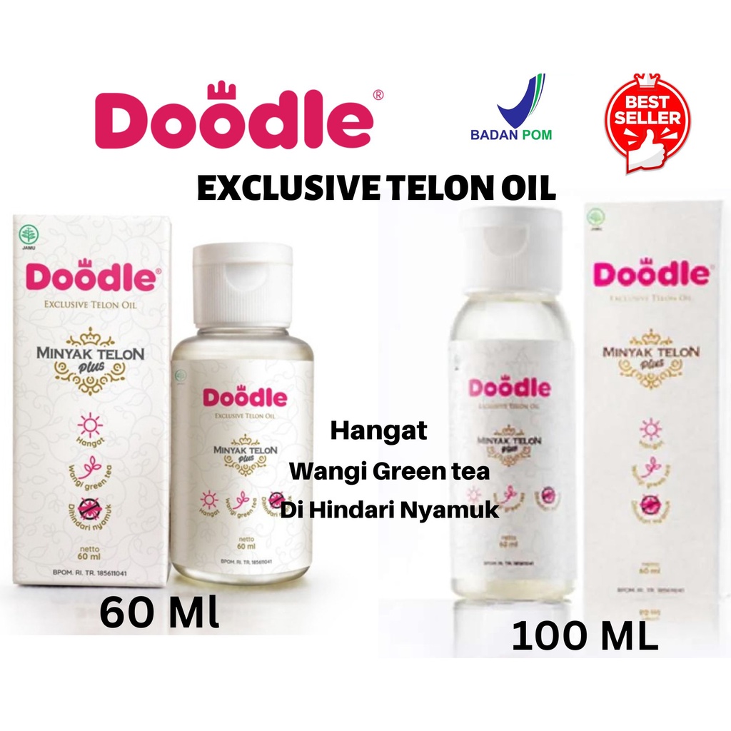 Jual [Lilmaison] Doodle Exclusive Telon Oil 100ml / 60ml - Minyak Telon ...