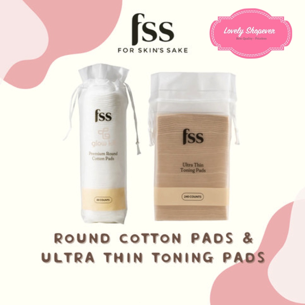 Jual Kapas FSS-Premium Round Cotton Pads|Ultra Thin Toning Pads (kapas ...