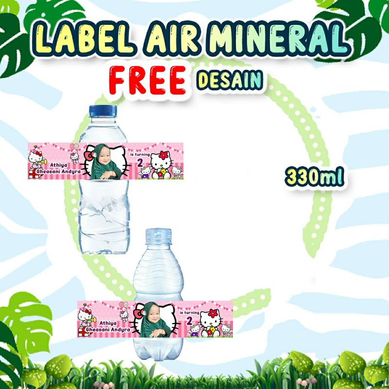 Jual STIKER LABEL BOTOL AIR MINERAL LABEL SUSU ULANG TAHUN LABEL SUSU ...