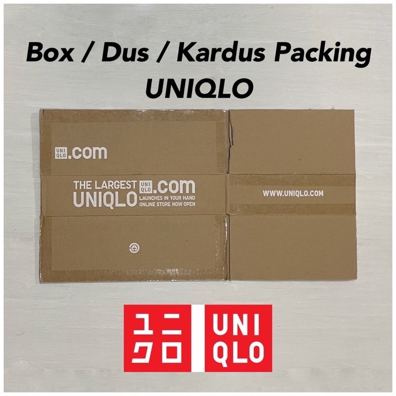 Jual Kardus Box Dus Uniqlo Packing | Shopee Indonesia