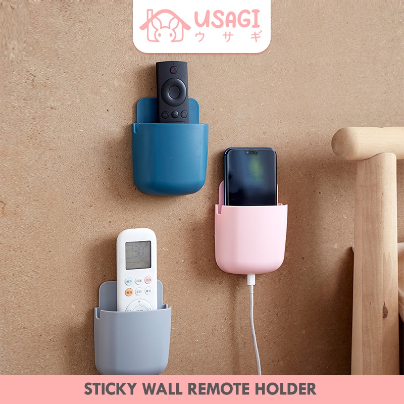 Jual Usagi Official - Sticky Wall Remote Holder Hook Kantong Tempelan ...