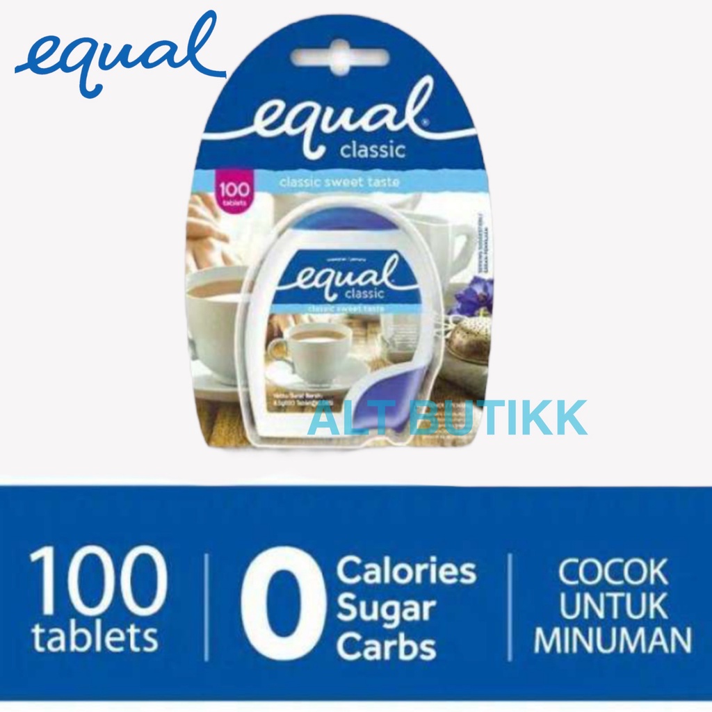 Jual EQUAL CLASSIC TABLET | SWEETENER ZERO CALORIE | PEMANIS PENGGANTI ...