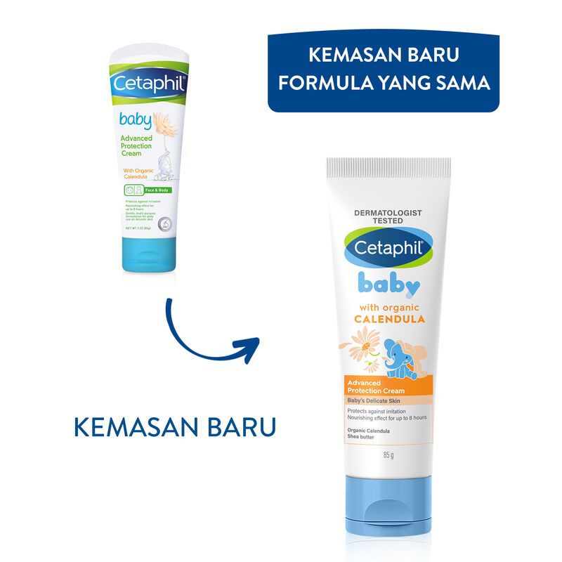 Jual Cetaphil Baby Advanced Protection Cream with Organic Calendula 85 ...