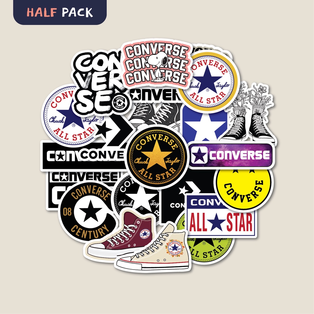 Jual STICKER PACK CONVERSE | STICKER TUMBLER | STIKER LAPTOP KOPER HELM ...