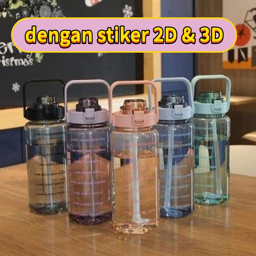 Jual COD BOTOL VIRAL BENING 2 LITER /BOTOL MINUM 2 LITER BOTOL BENING ...