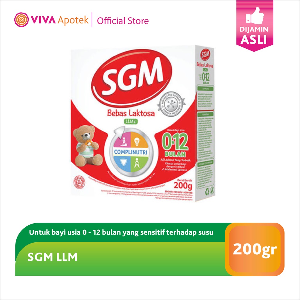 Jual Sgm LLM Susu Formula Usia 0-12 Bulan - 200Gr | Shopee Indonesia