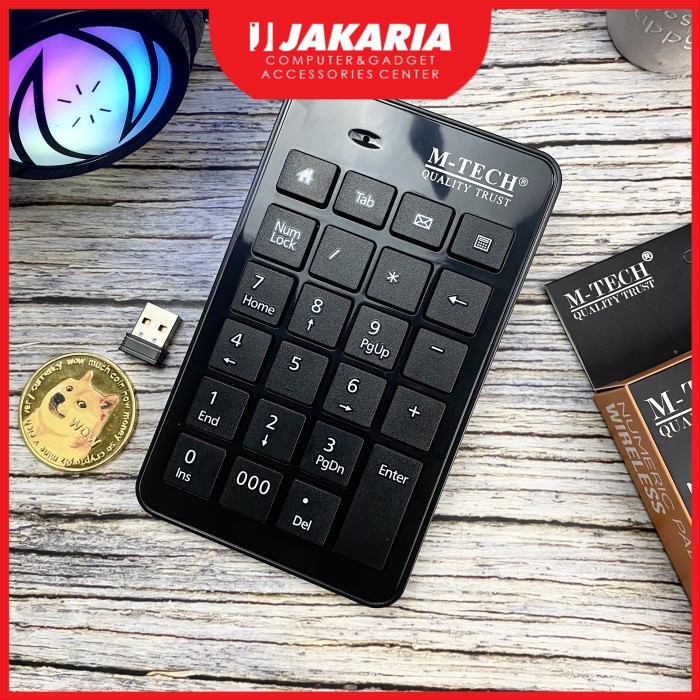 Jual Keyboard Numeric Wireless Mtech M-Tech Keypad Numerik Angka ...