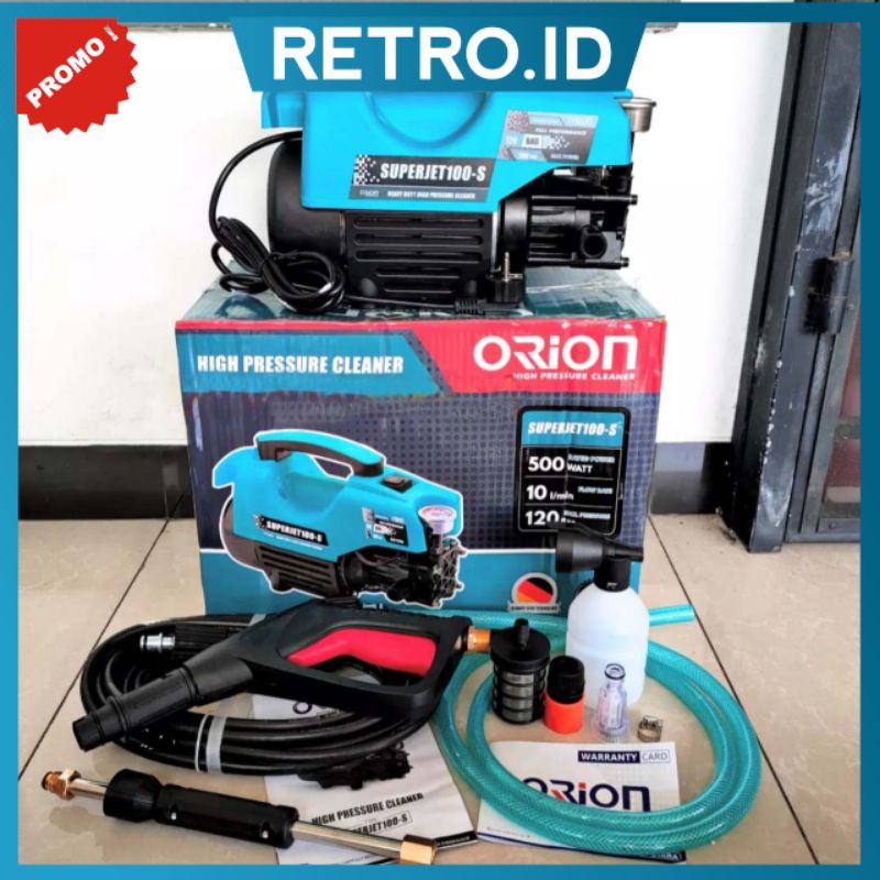 Jual Mesin Steam Super Jet Cleaner 100S Orion Set/Alat Cuci Mobil Motor ...