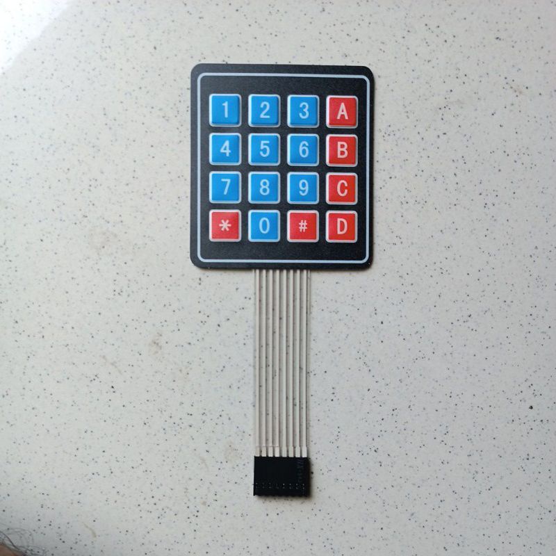 Jual Keypad Pom Mini Membran 4x4 Tombol Model Custom Pertamini Digital ...